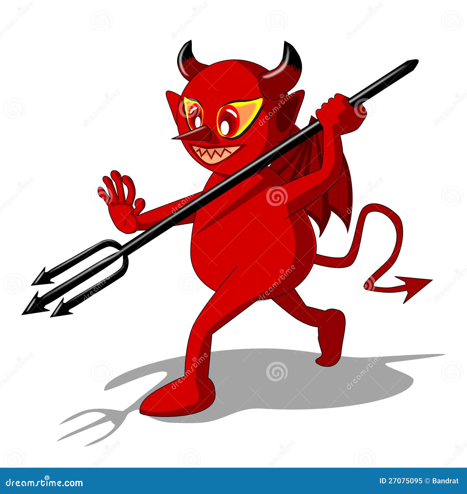 Red devil stock illustration. Illustration of halloween - 27075095