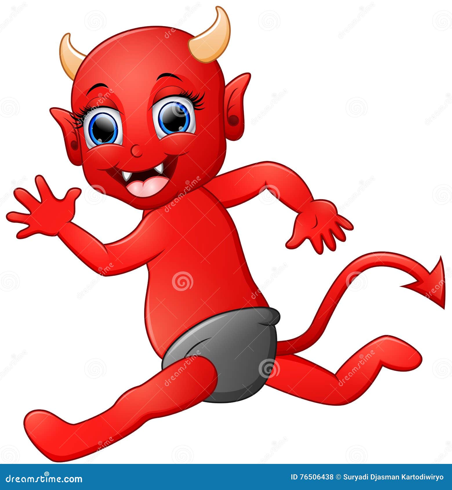 Devil Cartoon Vector Illustration | CartoonDealer.com #39343122