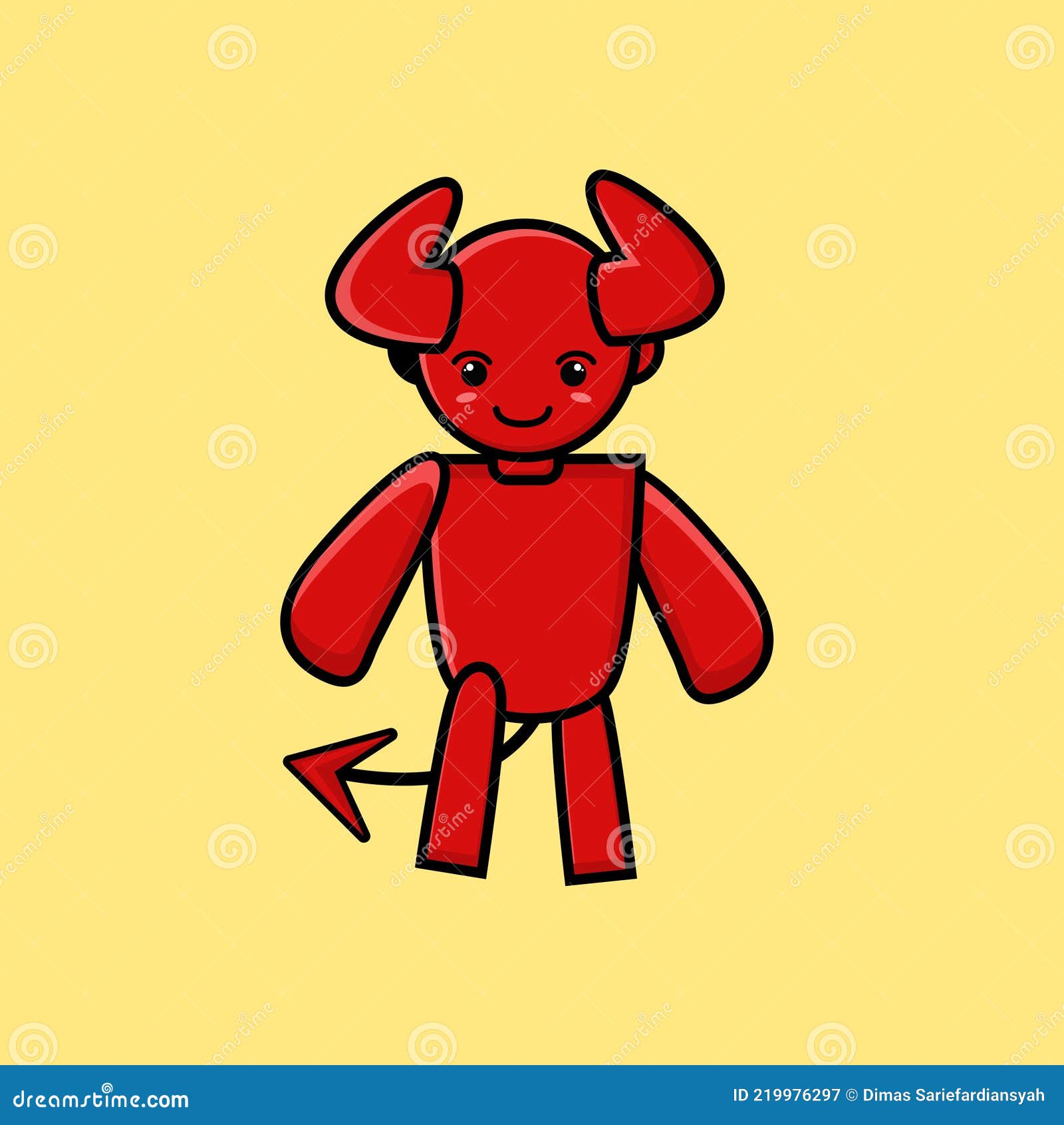 Set With Devil, Satan, Pentagram And Mystic Symbols Vector Illustration ...