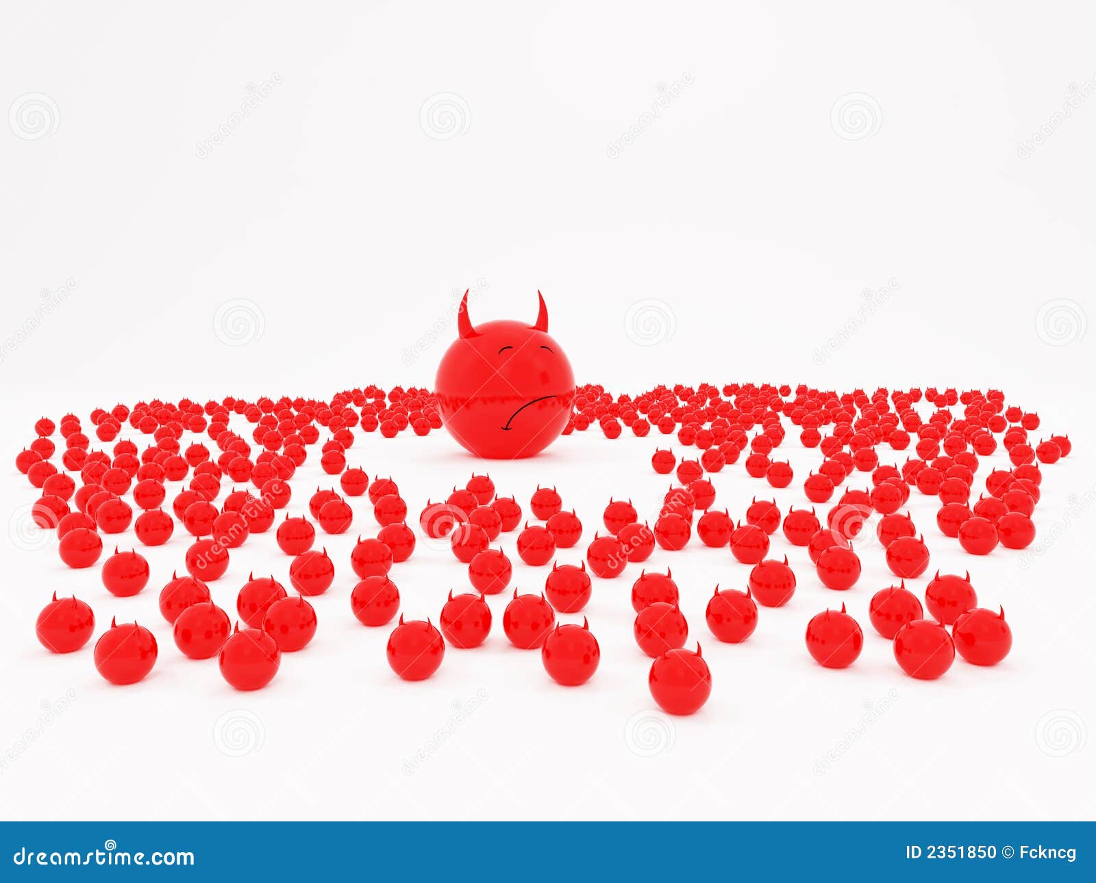 Red devil shapes stock photo. Image of dimensional, boss - 2351850