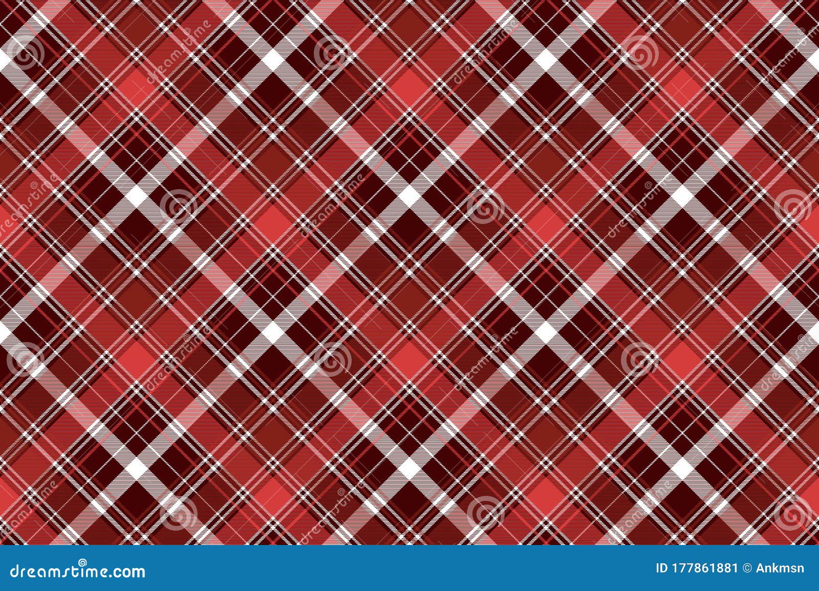 Red Diagonal Abstract Plaid Seamless Pattern Stock Vector ...