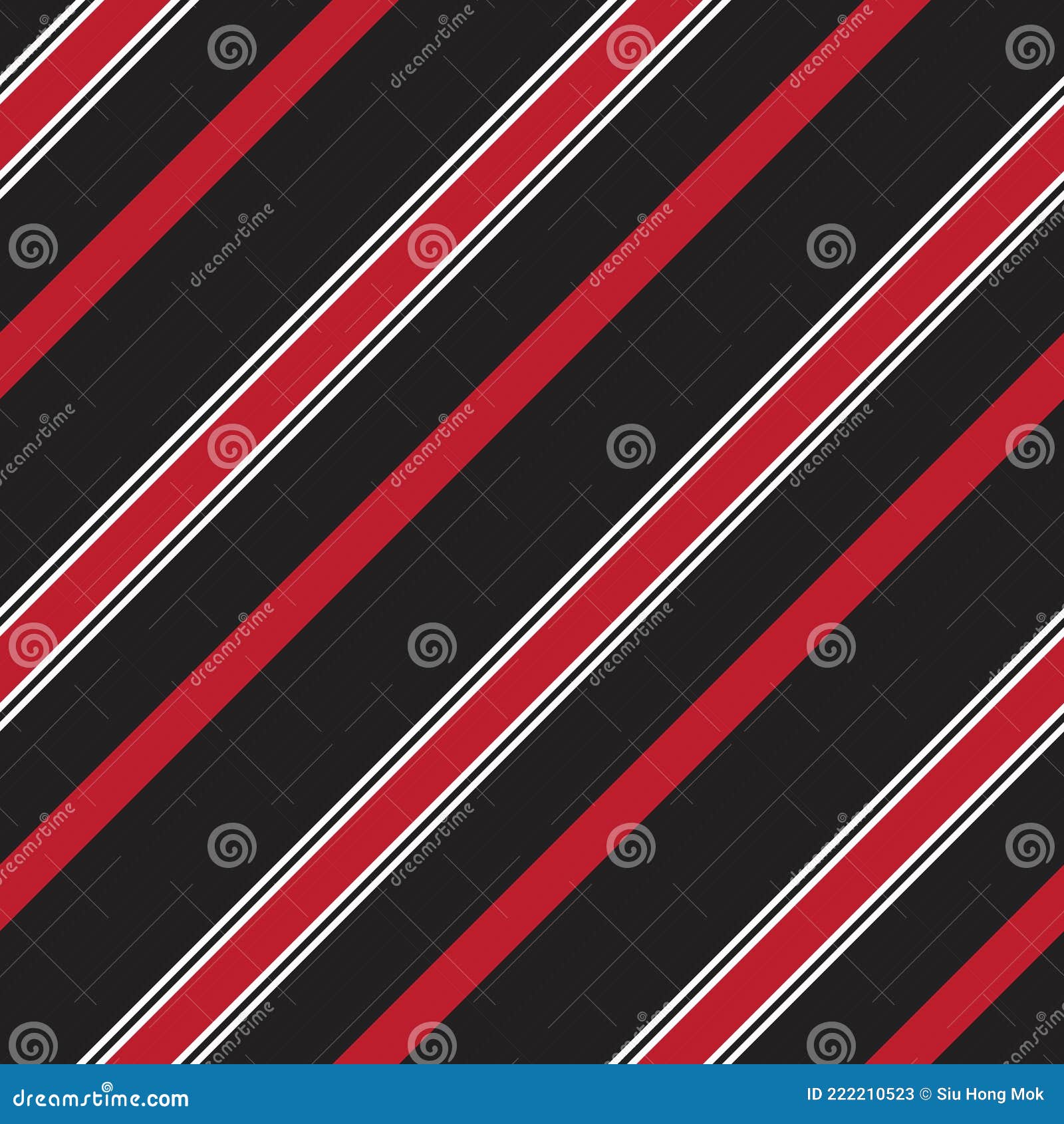 Red Diagonal Striped Seamless Pattern Background Stock Vector ...