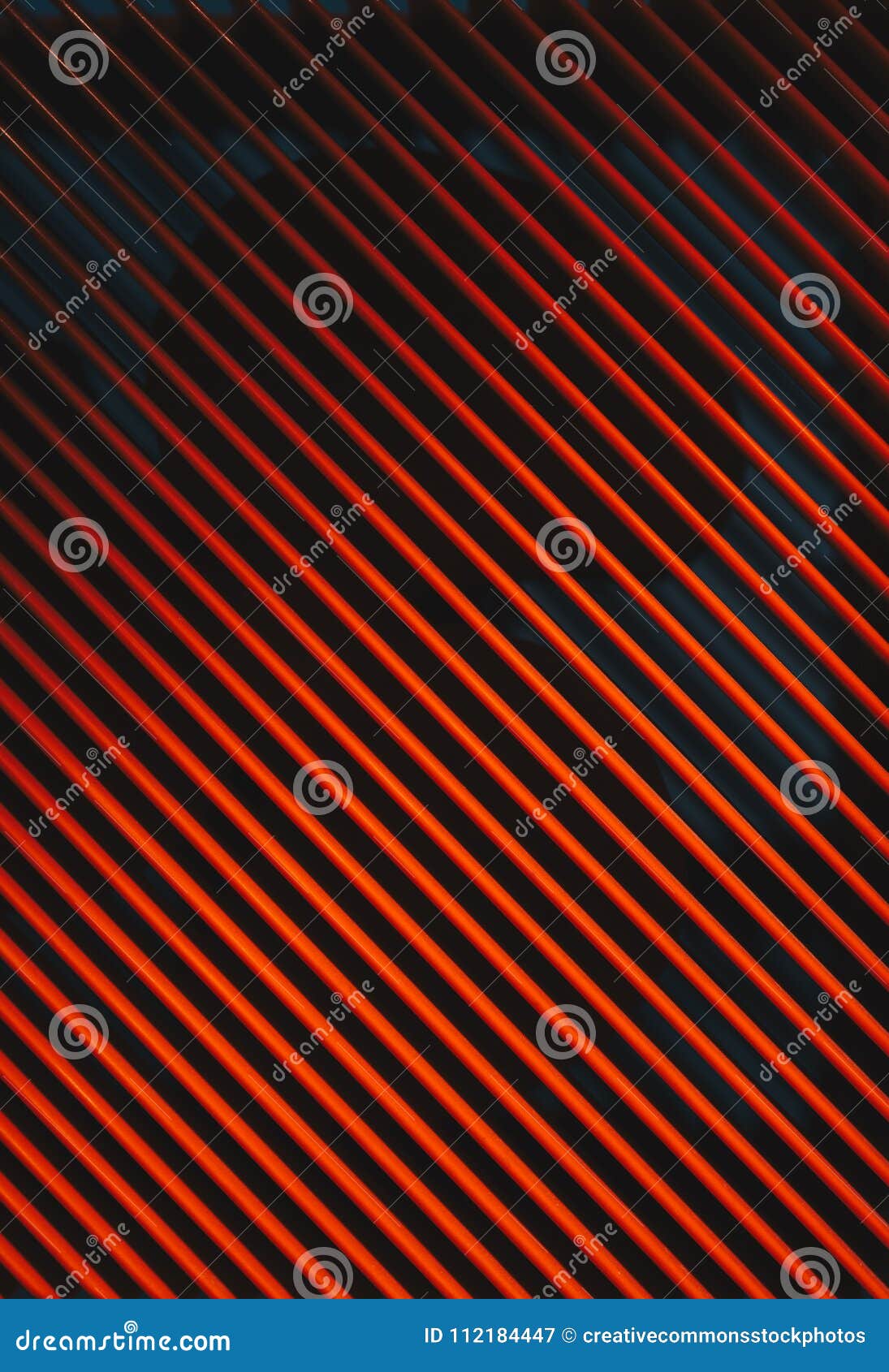 Red Diagonal Stripes Picture. Image: 112184447