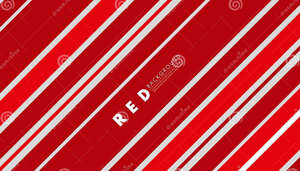 Red Diagonal Stripes Background. Vector Illustration Stock Illustration ...