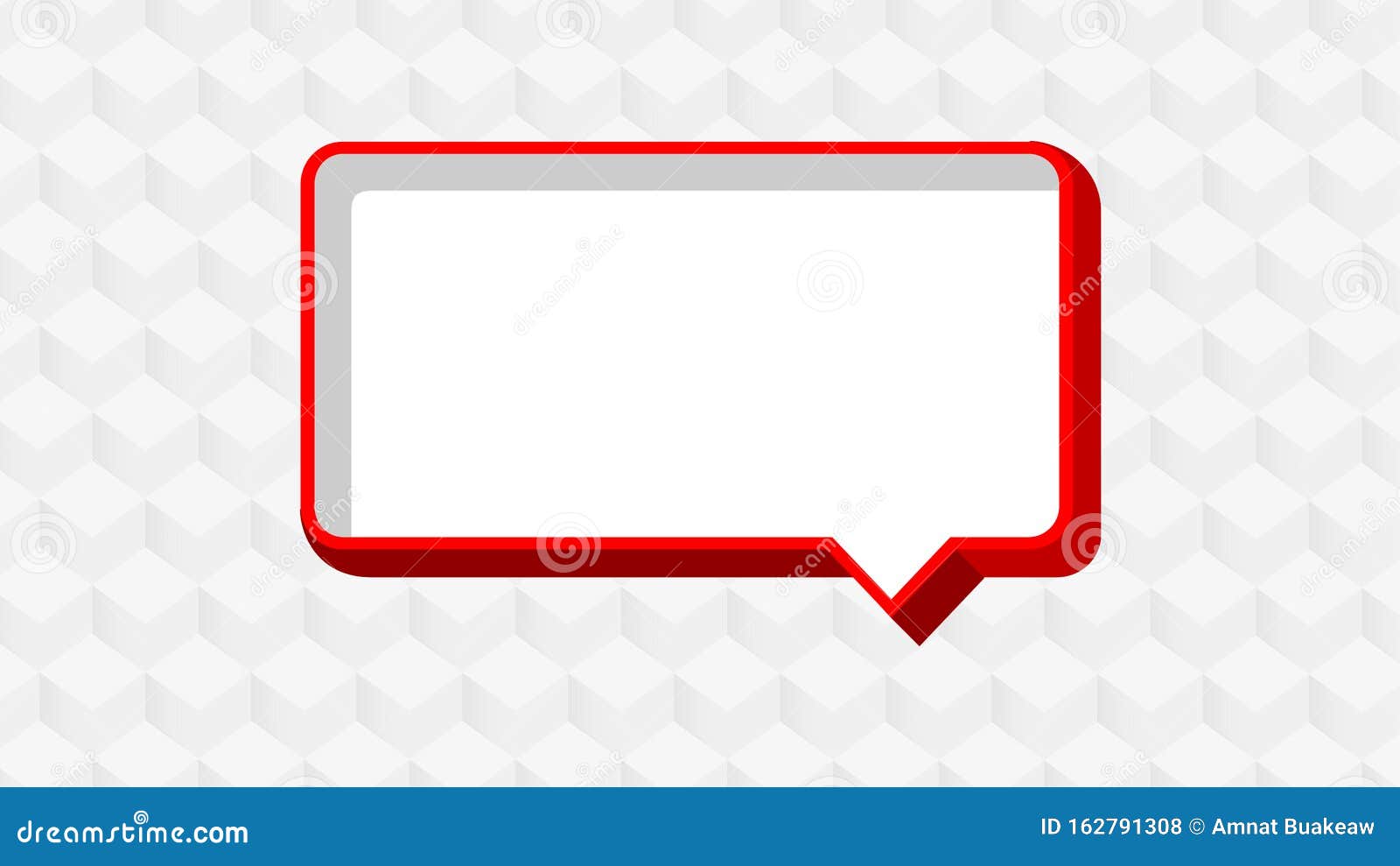Red Dialog Frame for Copy Space, Speech Bubble Red, Speech Dialog Red ...