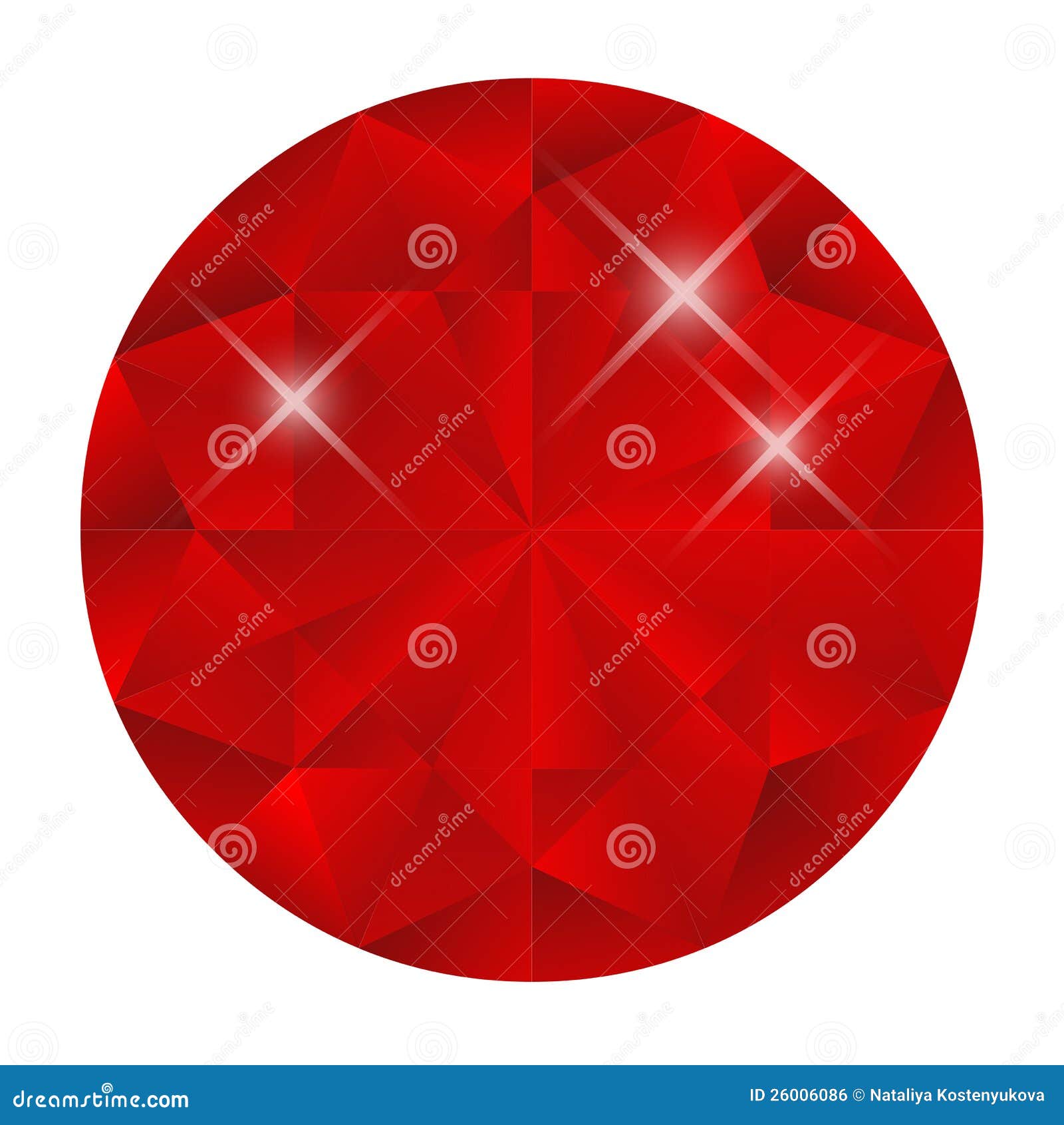 Red diamond stock vector. Illustration of fashion, black - 26006086