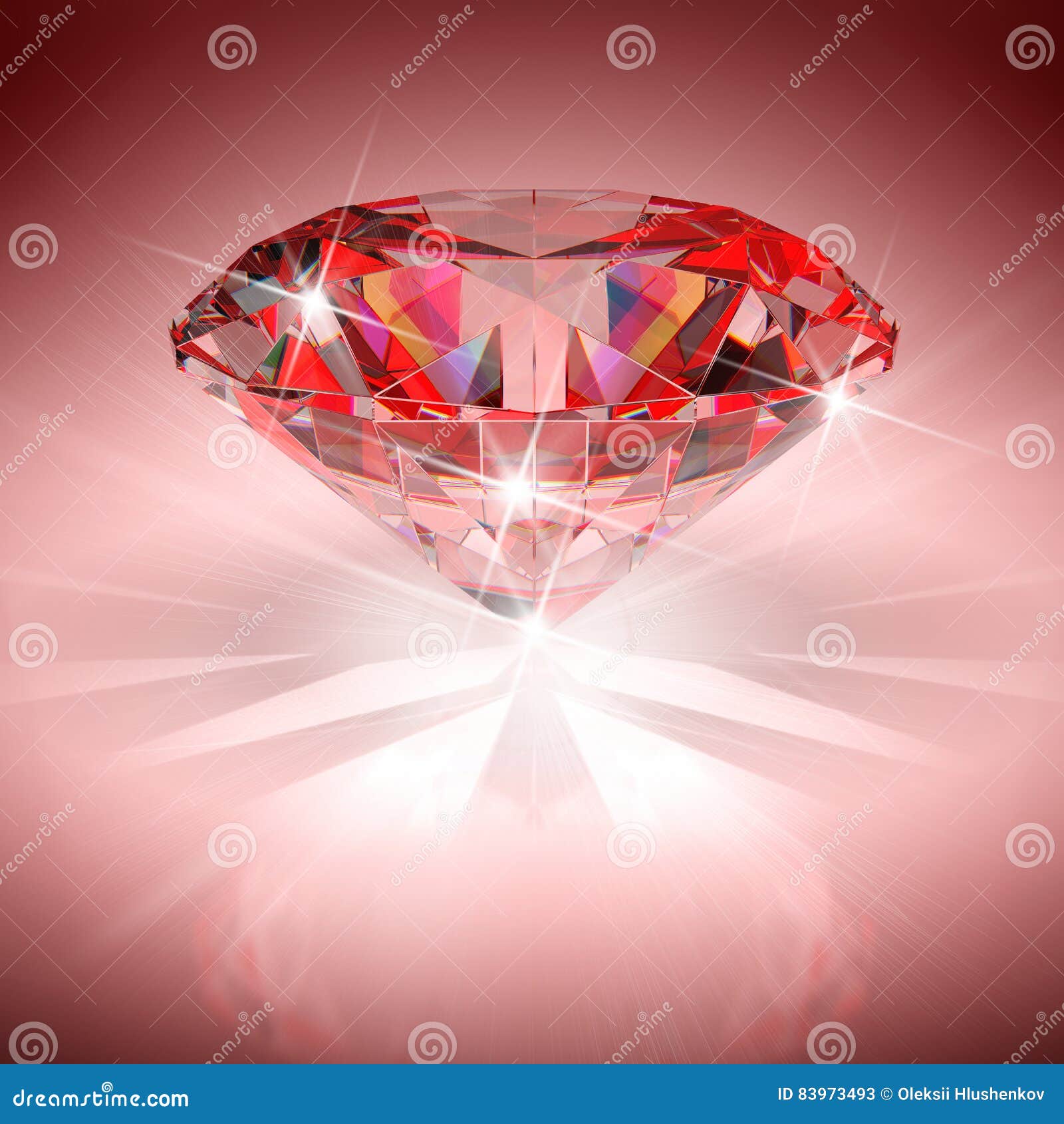 Red diamond stock illustration. Illustration of elegance - 83973493