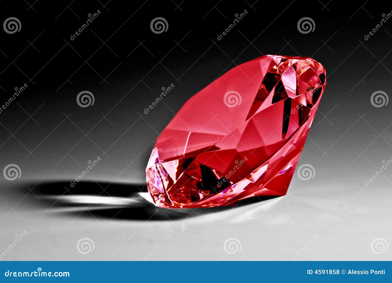 Red Diamond Close-up Royalty Free Stock Photos - Image: 4591858