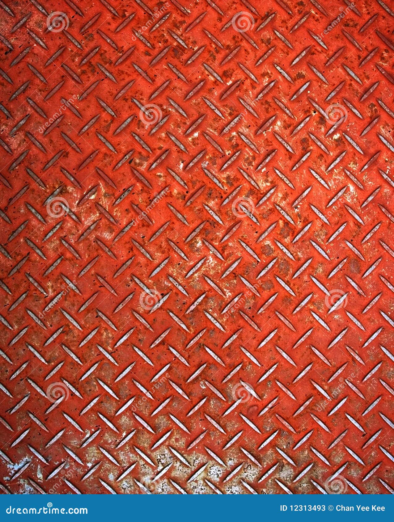 Red diamond metal plate stock image. Image of metallic - 12313493