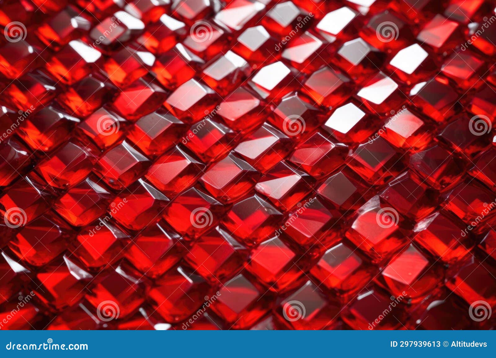 Red Diamond Plate Shot Under Artificial Light Stock Image - Image of ...