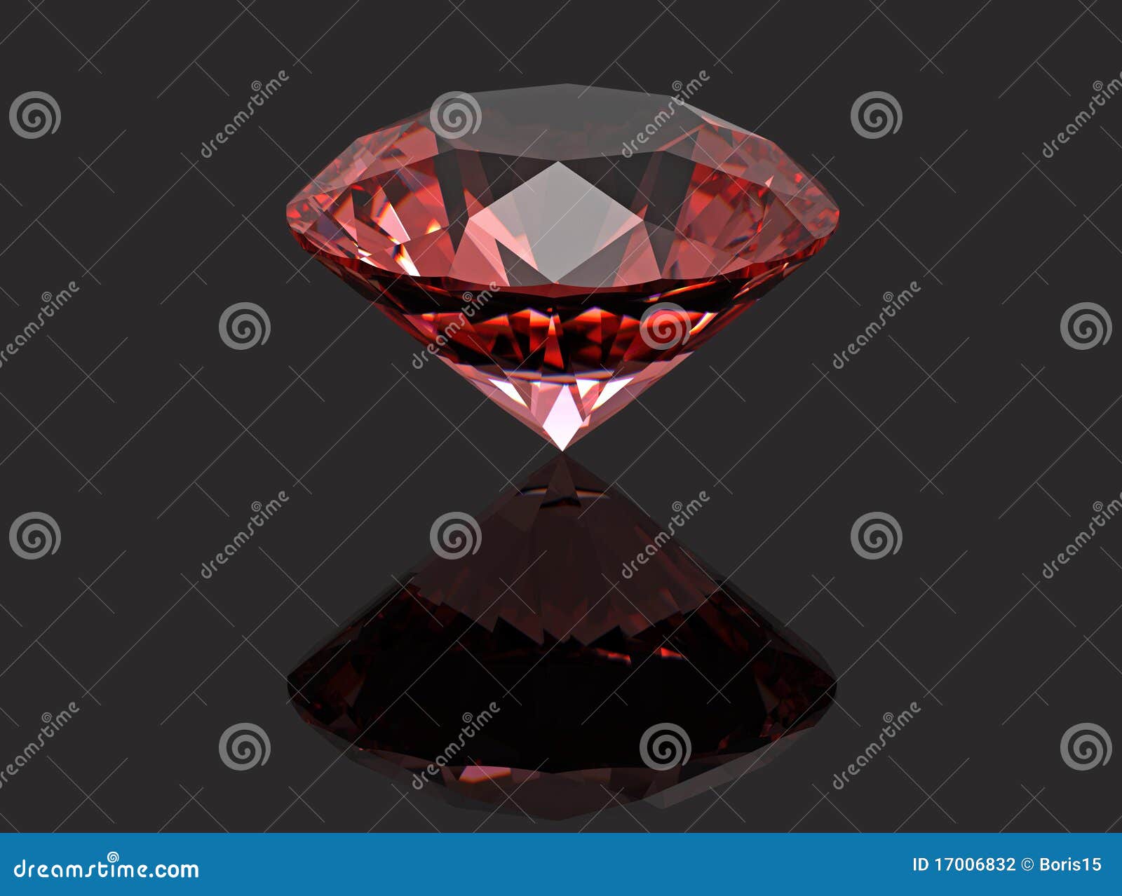 Red diamond ruby stock illustration. Illustration of scintillate - 17006832