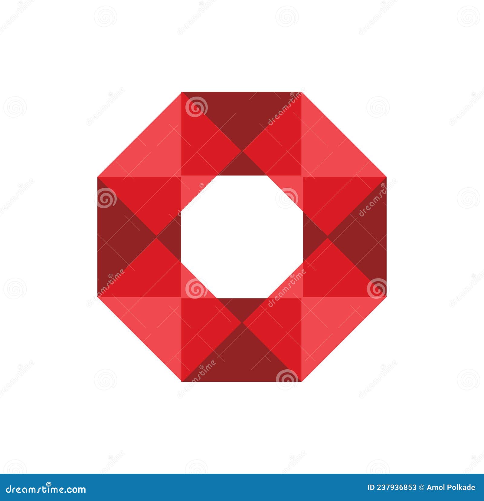 Red Diamond Symbol. Red Diamond Logo Icon Vector Stock Vector ...