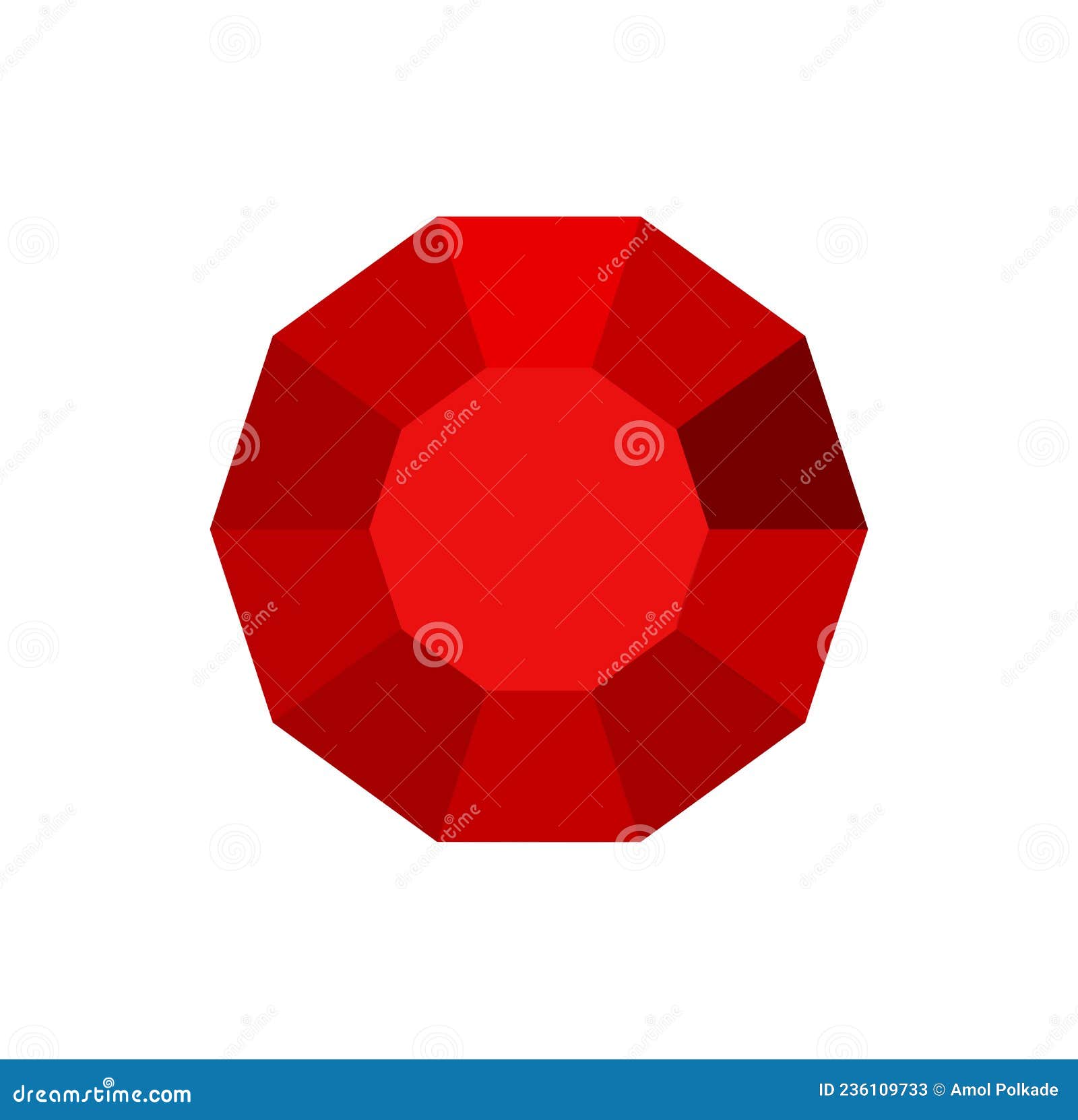 Red Diamond Vector. Red Diamond Icon Stock Vector - Illustration of ...