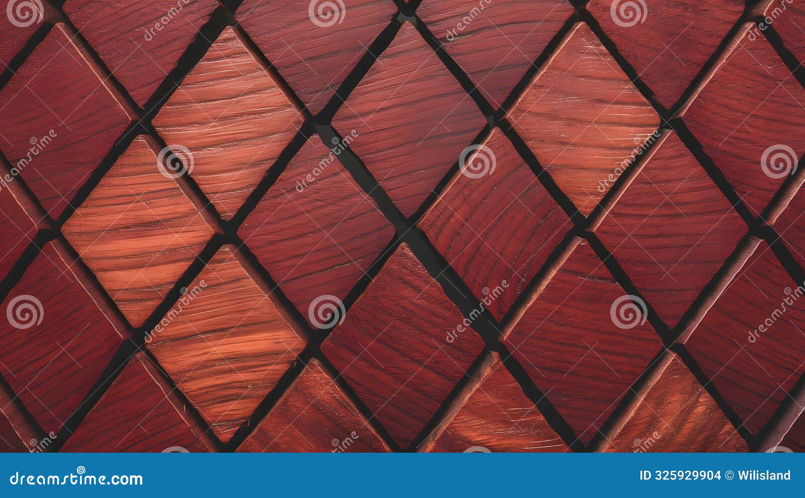 Red Diamond Wooden Pattern stock illustration. Illustration of design ...
