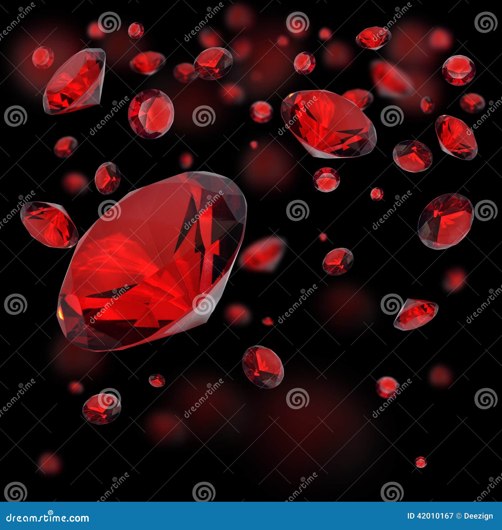 Red Diamonds Wallpaper