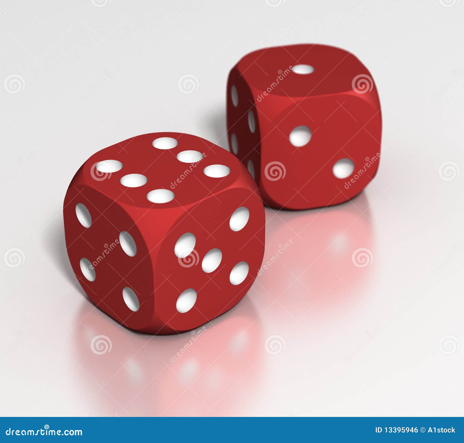Red Dice stock illustration. Illustration of concept - 13395946