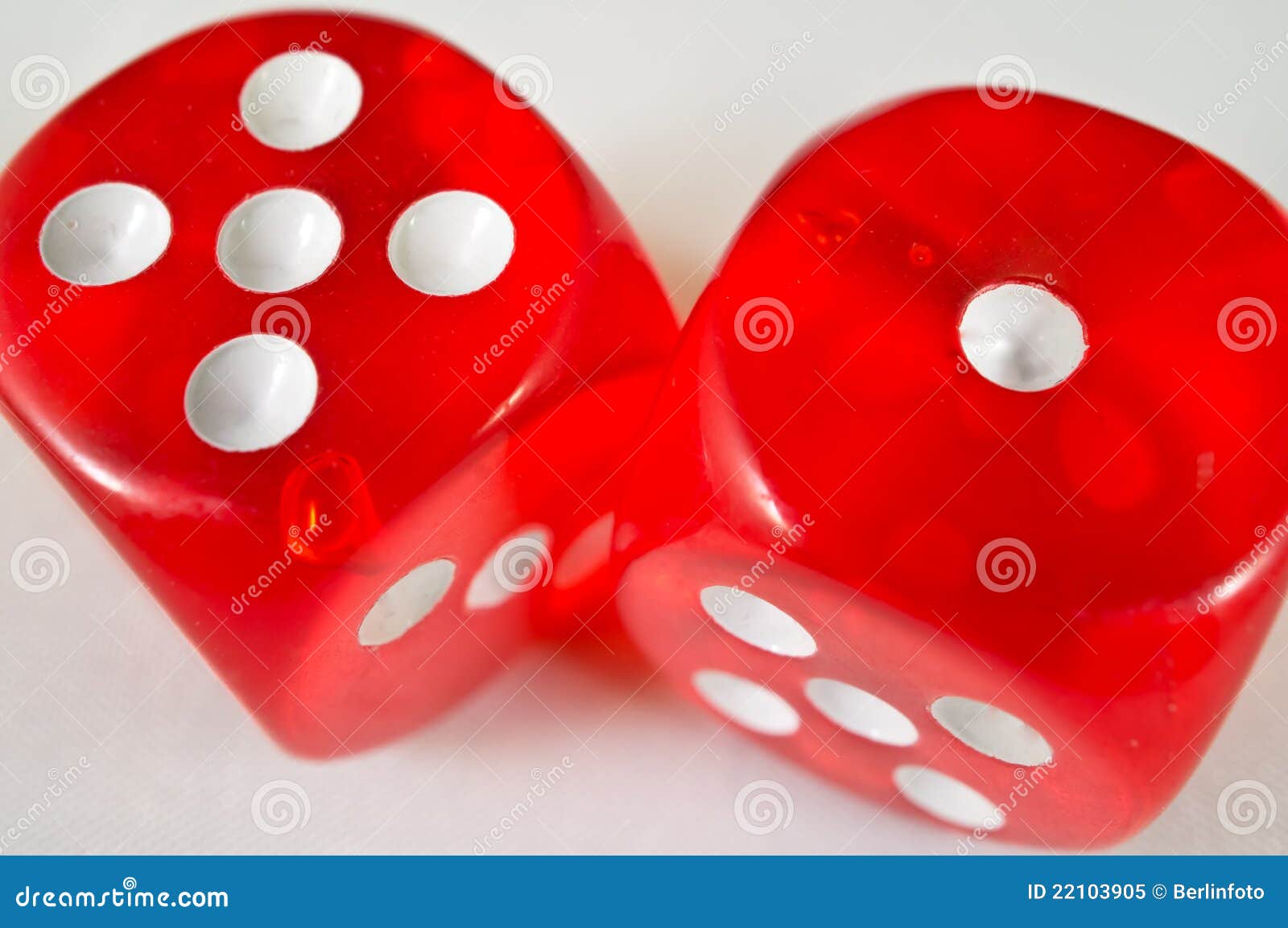 Red Dice stock image. Image of casino, odds, play, luck - 22103905