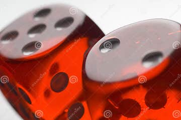 Red Dice stock image. Image of craps, coins, macro, opportunity - 2529531