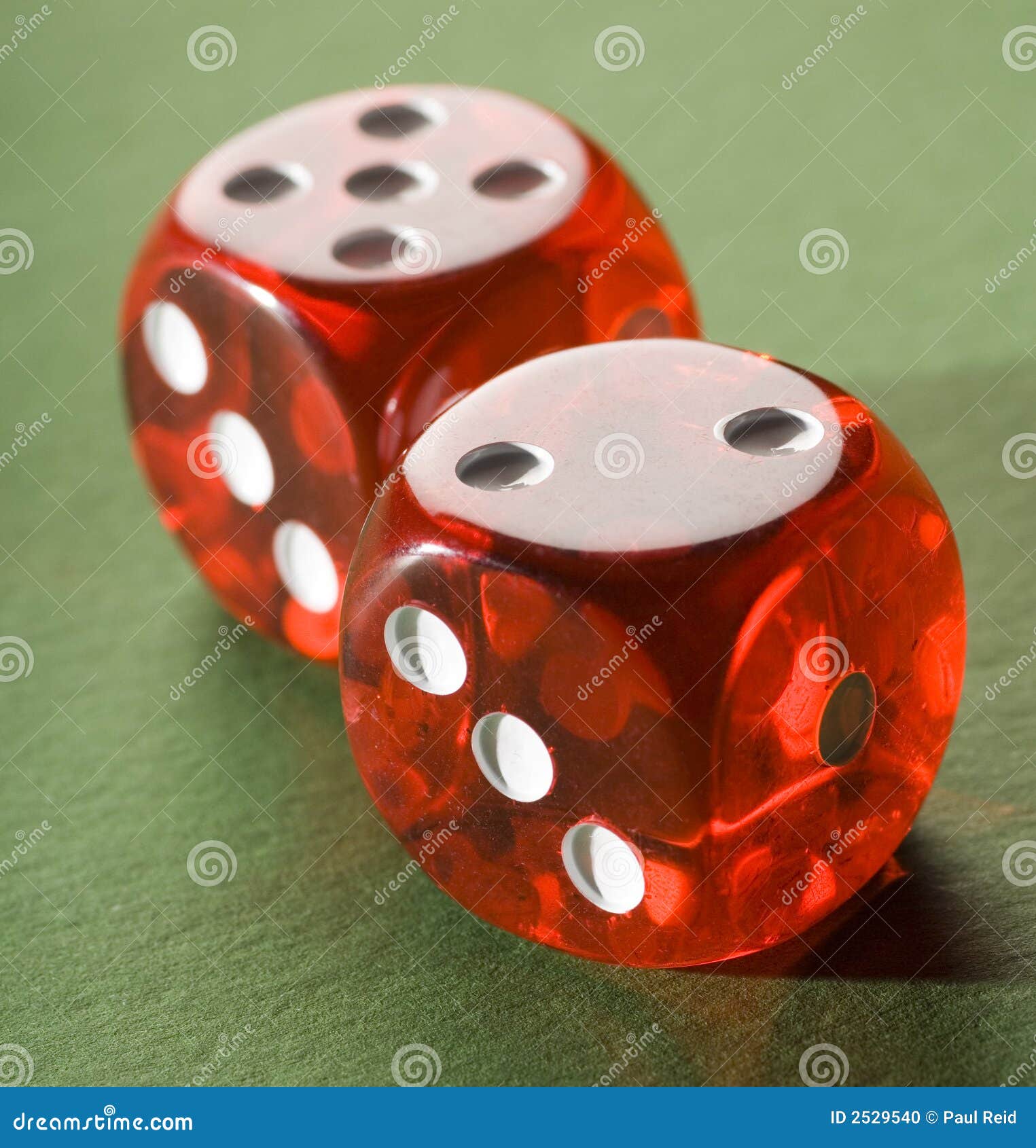 Red Dice stock photo. Image of numbers, gaming, gamble - 2529540