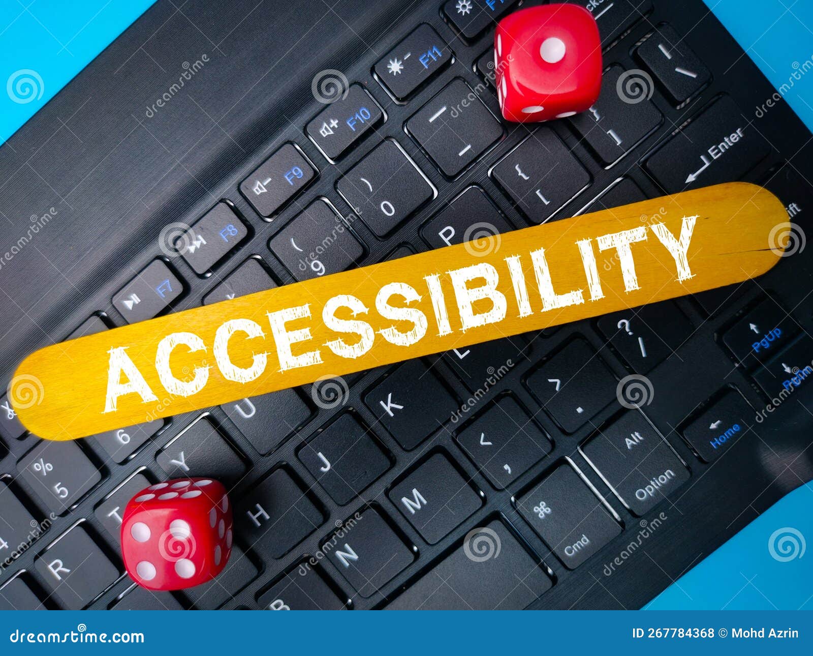 Red Dice and Keyboard with the Word ACCESSIBILITY Stock Photo - Image ...