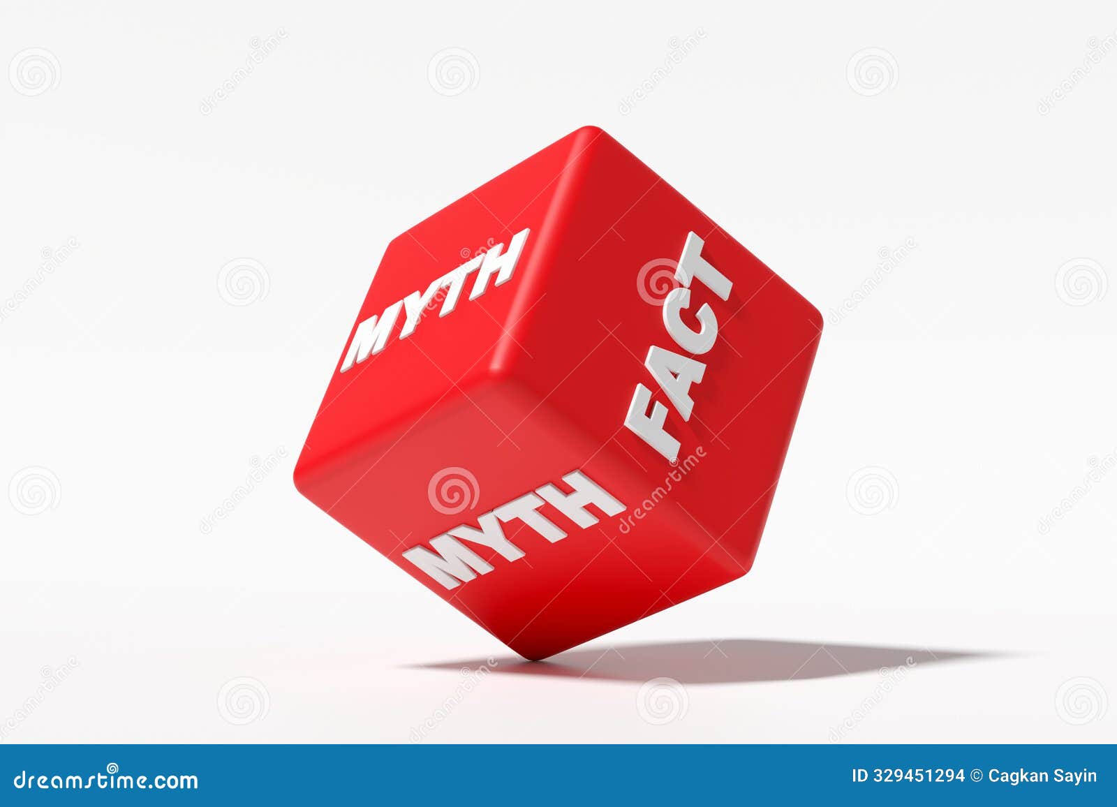 Myth Versus Reality Words Showing False Mythology Vs Real Life - 3d ...