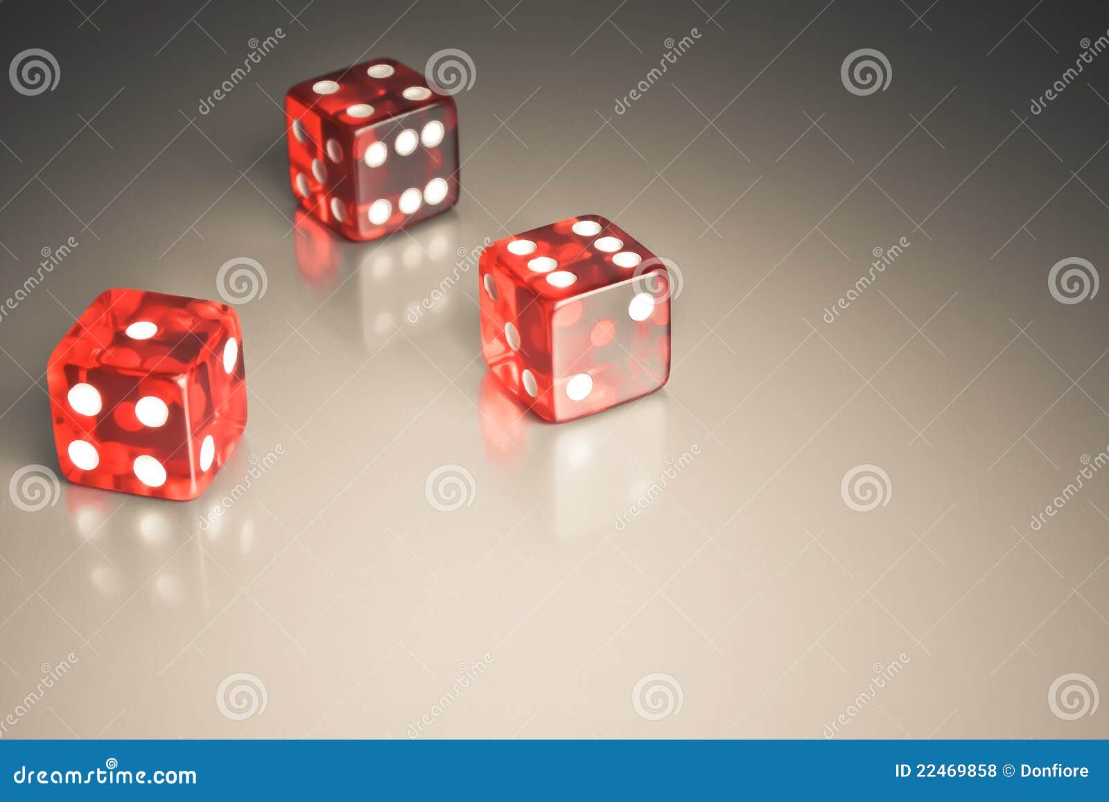 Red Dice on a Smooth Surface Stock Photo - Image of dice, luck: 22469858