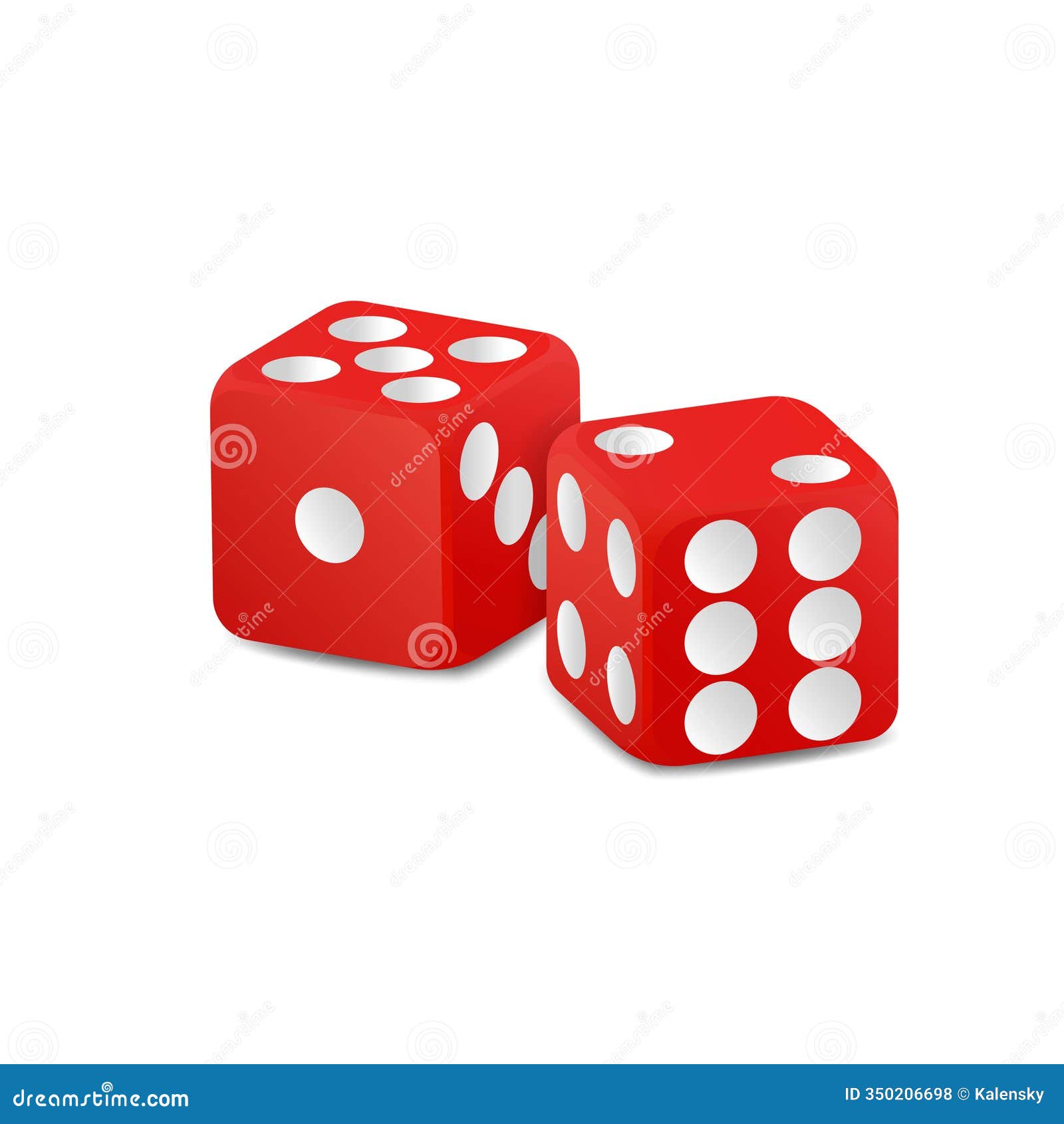 Red Dice stock illustration. Illustration of company - 350206698