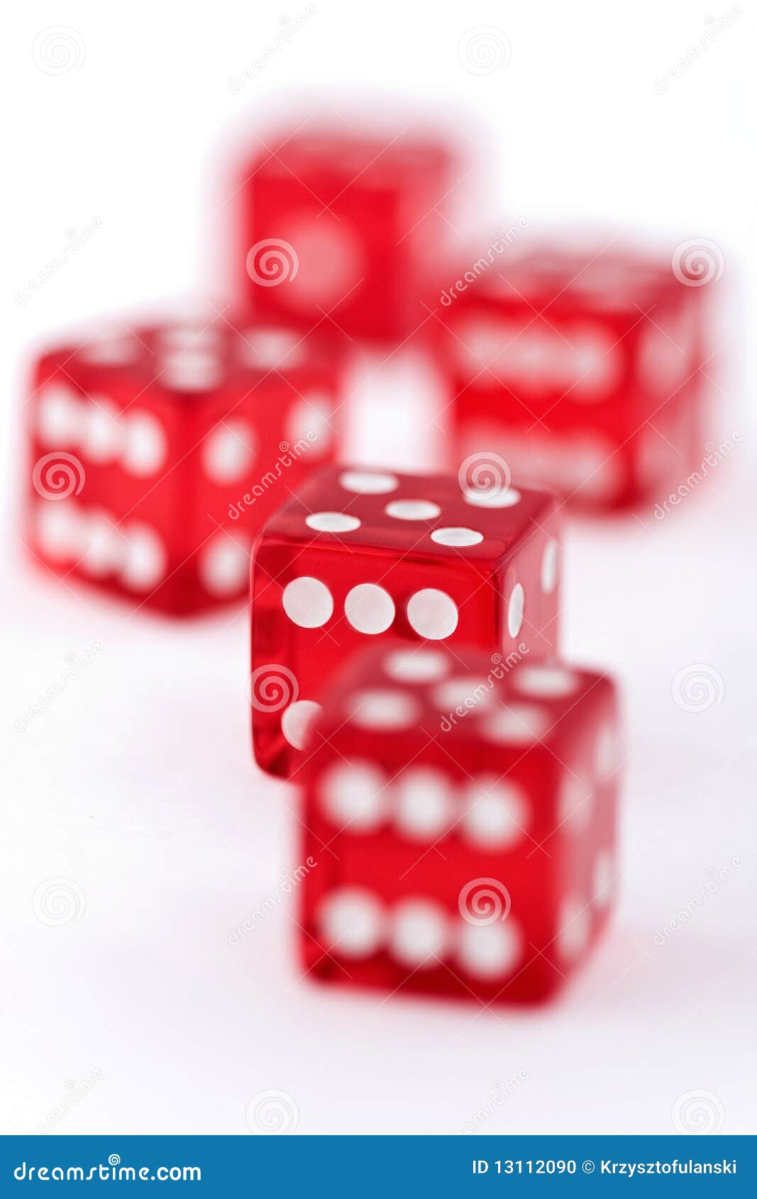 Red dice on white stock photo. Image of white, play, casino - 13112090