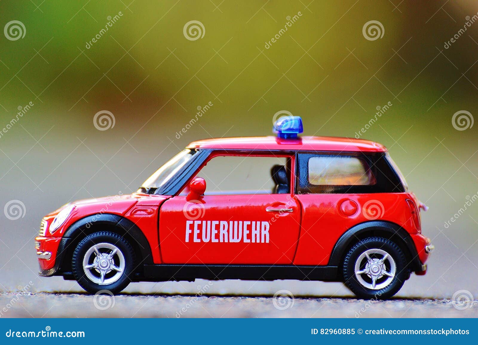 Red Diecast Mini Cooper Police Car Picture. Image: 82960885