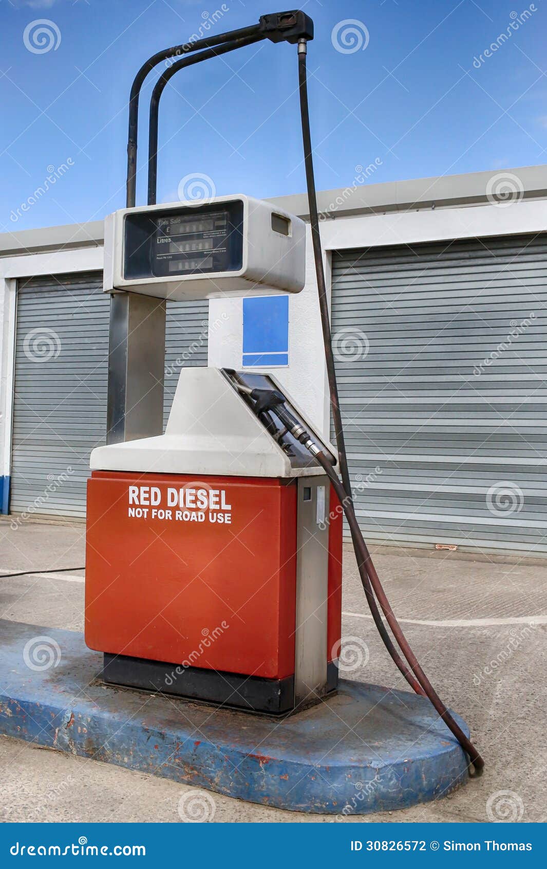 Red Diesel stock photo. Image of agricultural, refuelling - 30826572