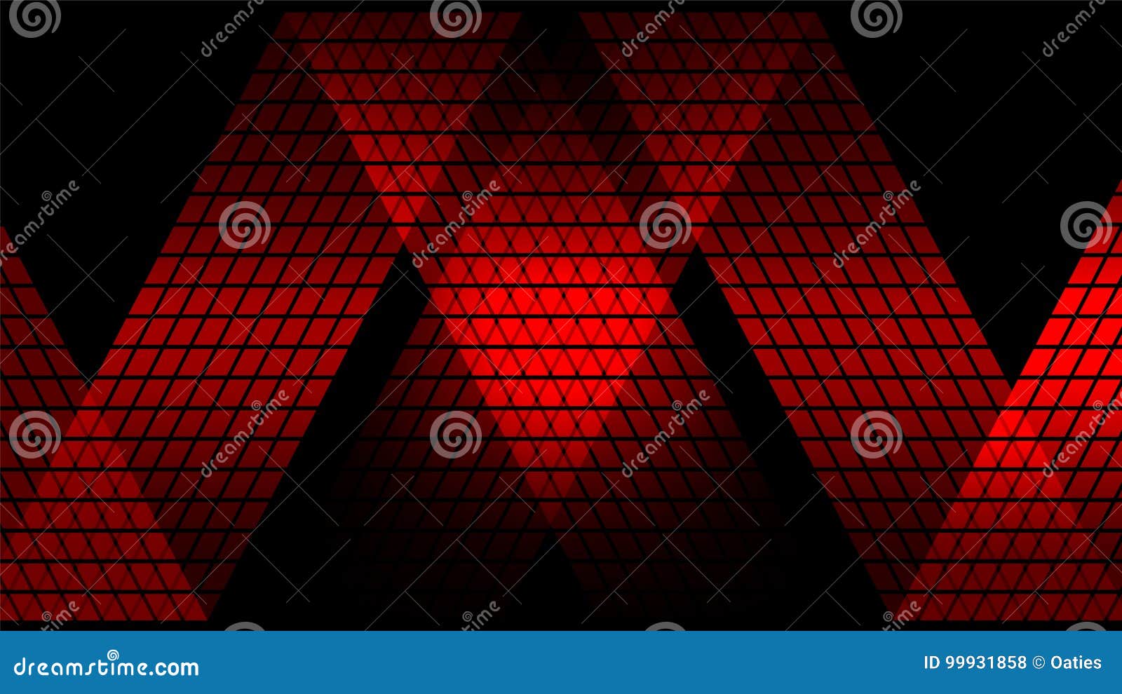 Red Digital Abstract Technology Background Stock Vector - Illustration ...