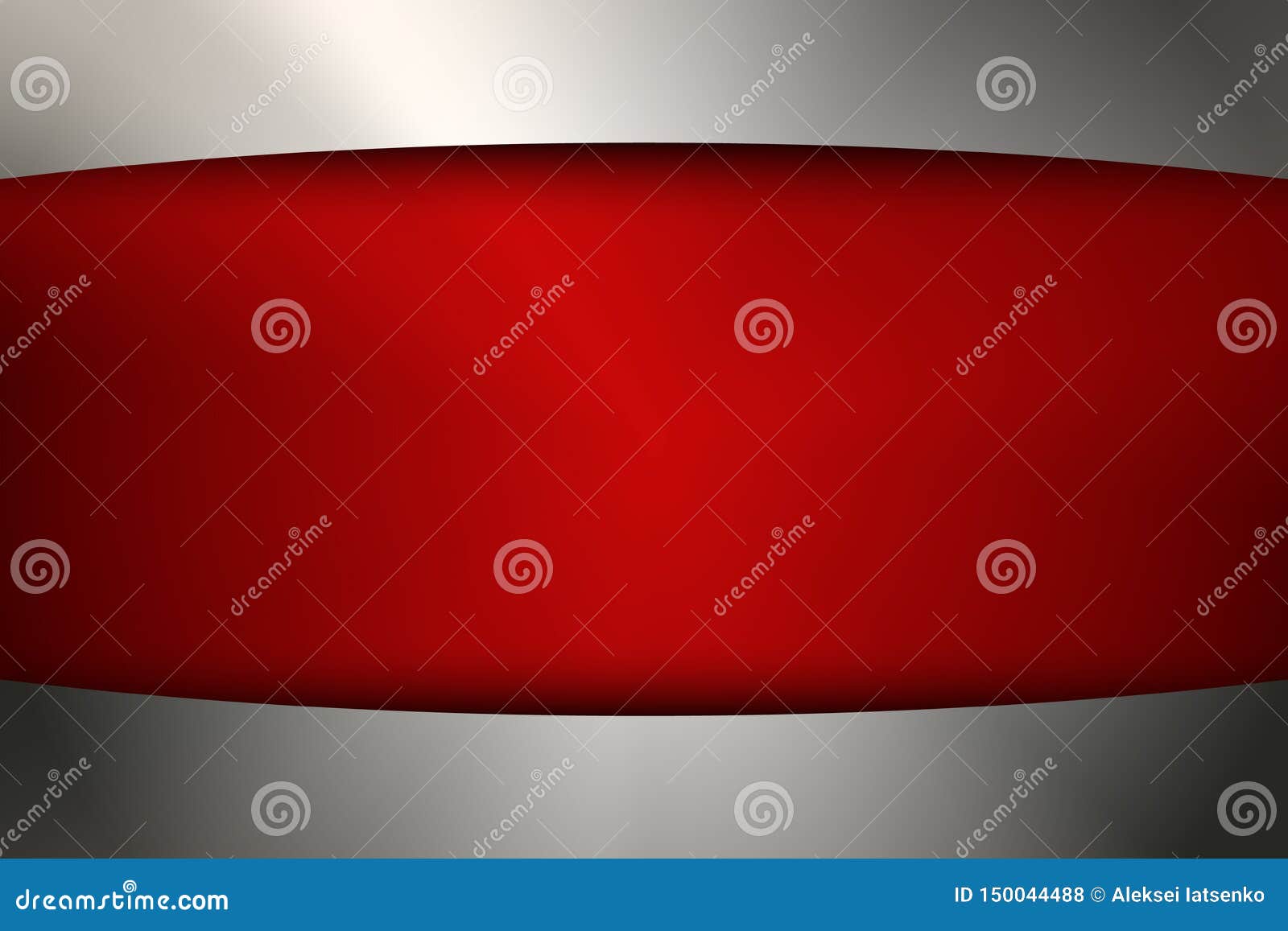 Red Digital Template Under Metallic Frame Mockup Stock Vector ...