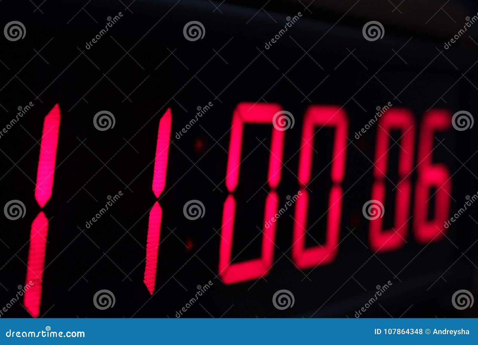 Red Digital Timer, Numbers Counting. Stock Photo - Image of technology ...