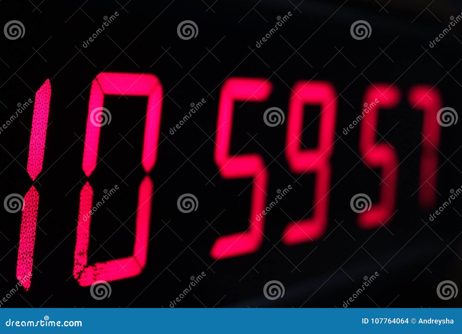 Red Digital Timer, Numbers Counting. Stock Photo - Image of watch ...