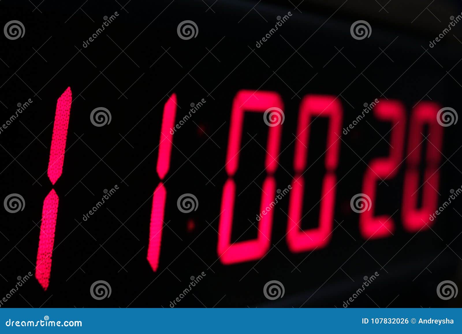 Red Digital Timer, Numbers Counting. Stock Photo - Image of sleep ...