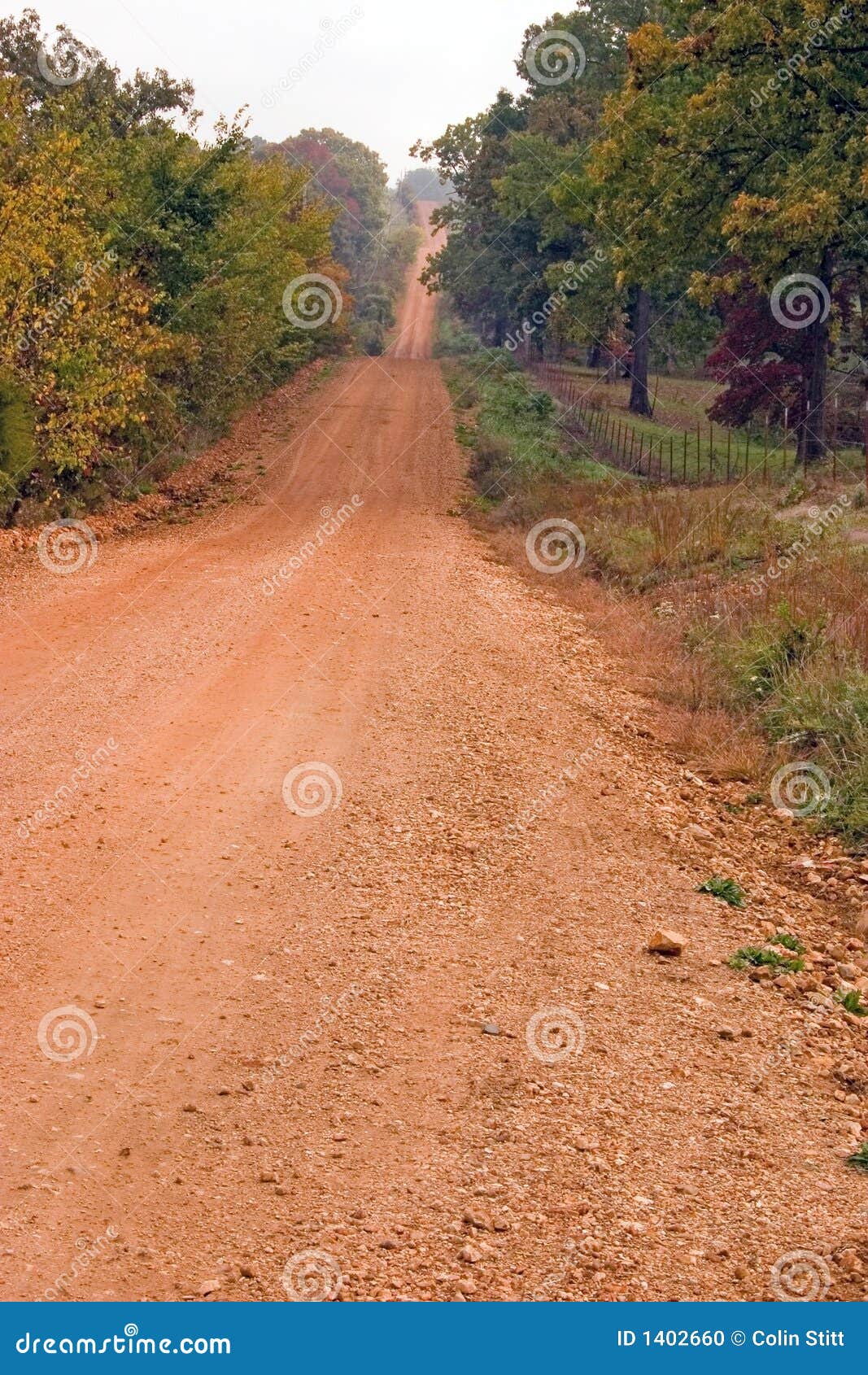 Red dirt road stock photo. Image of lane, muddy, access - 1402660