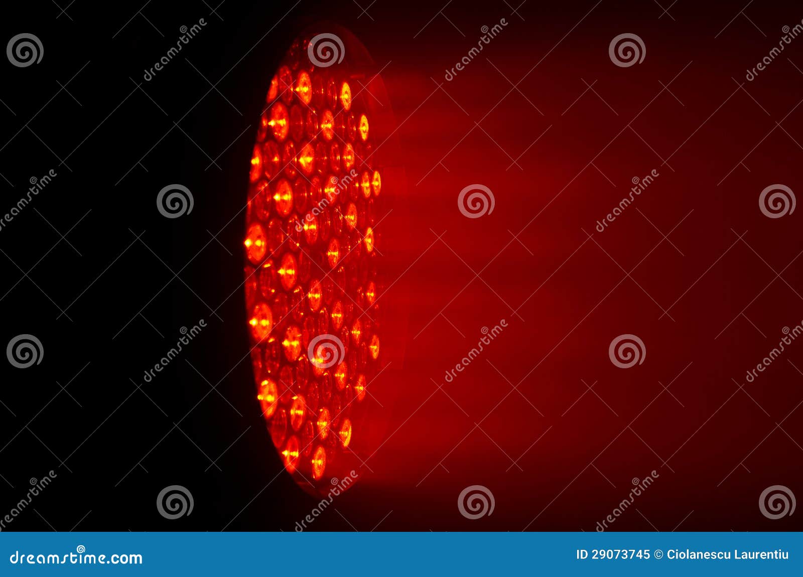 Red disco lighting source stock image. Image of lamp - 29073745