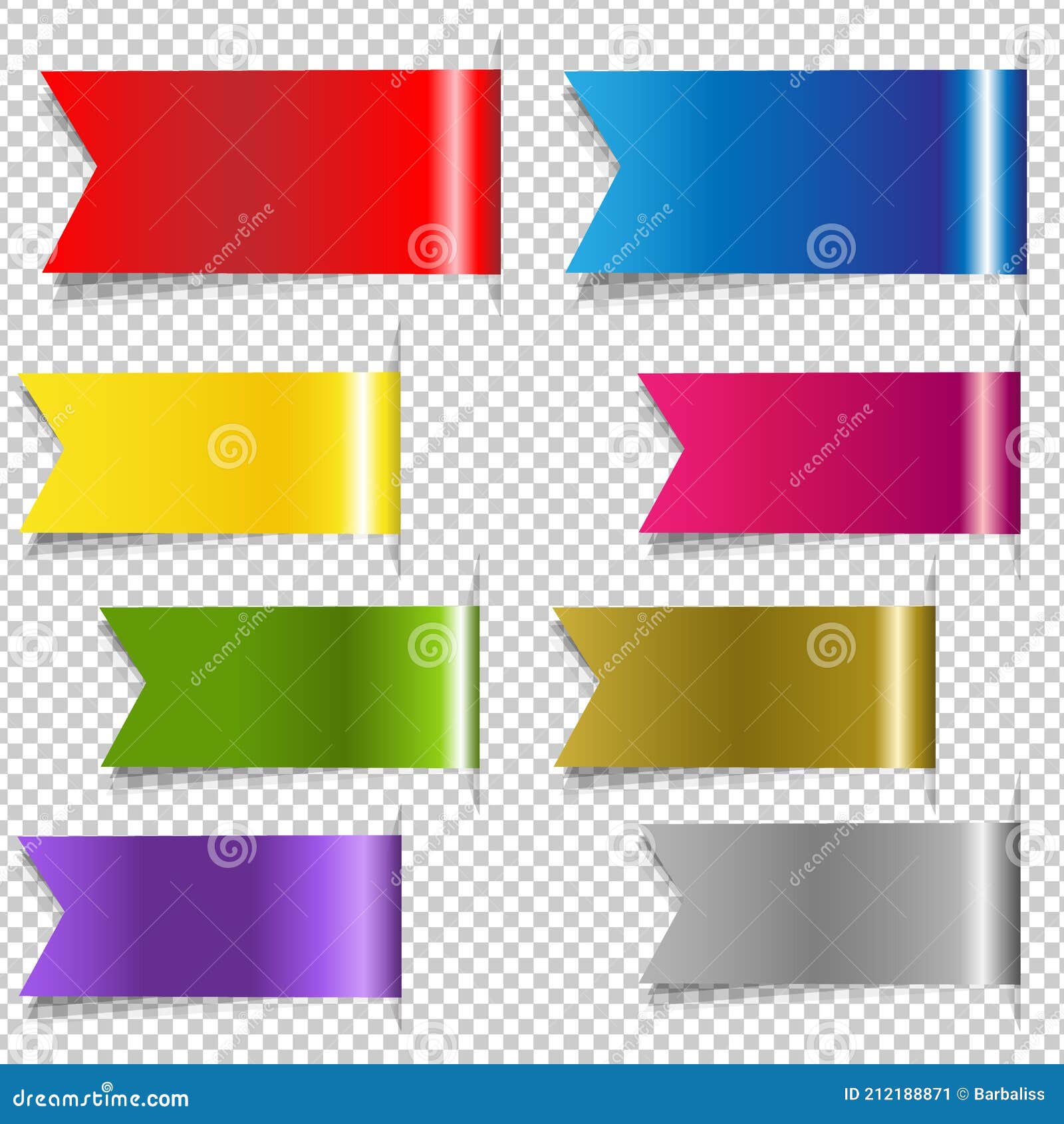 Red Discount Ribbons stock vector. Illustration of blob - 212188871