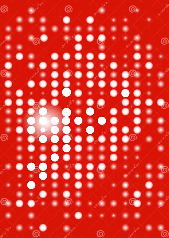 Red_display_digital stock vector. Illustration of display - 6965334