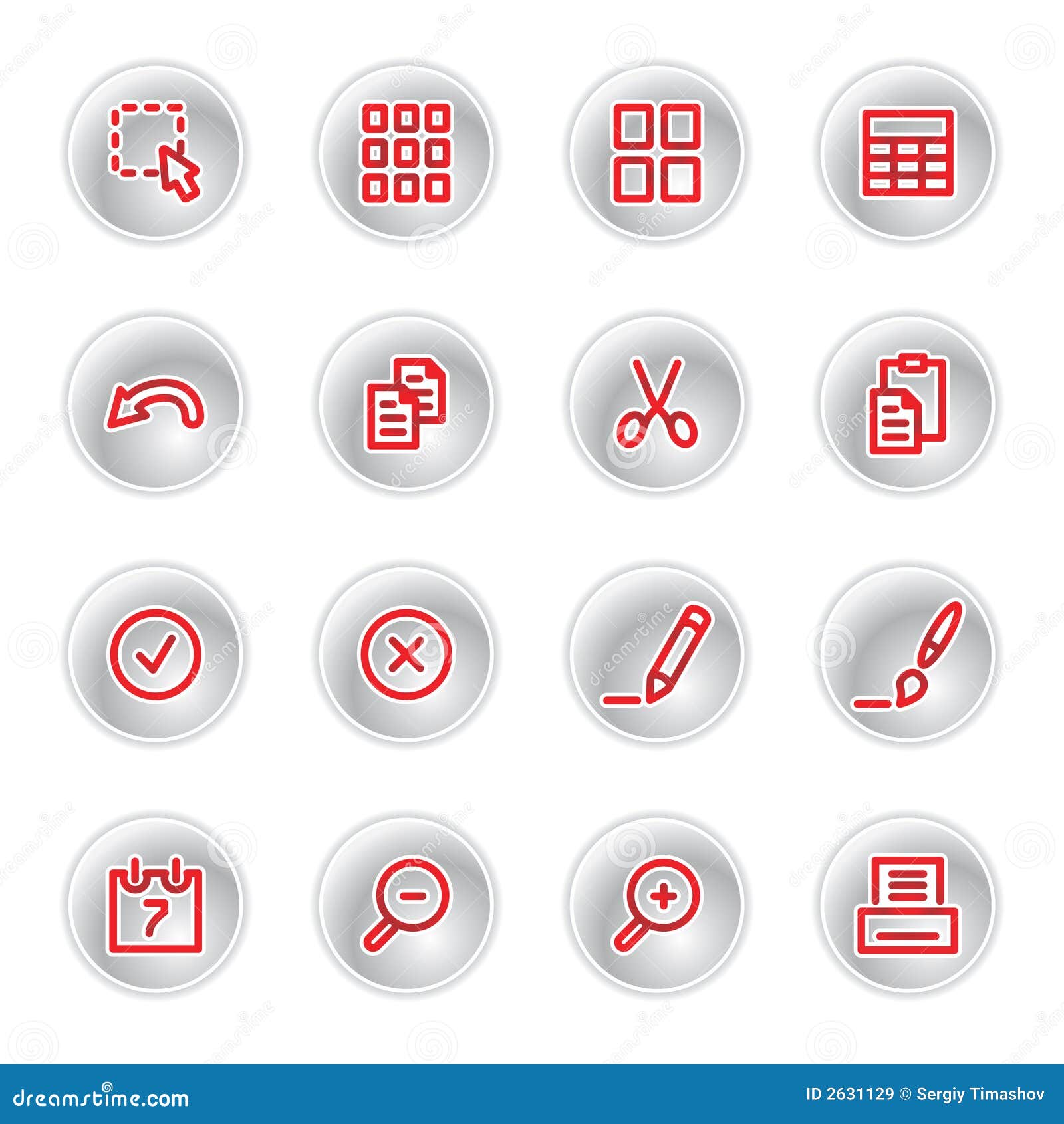 Red document icons stock vector. Illustration of delete - 2631129