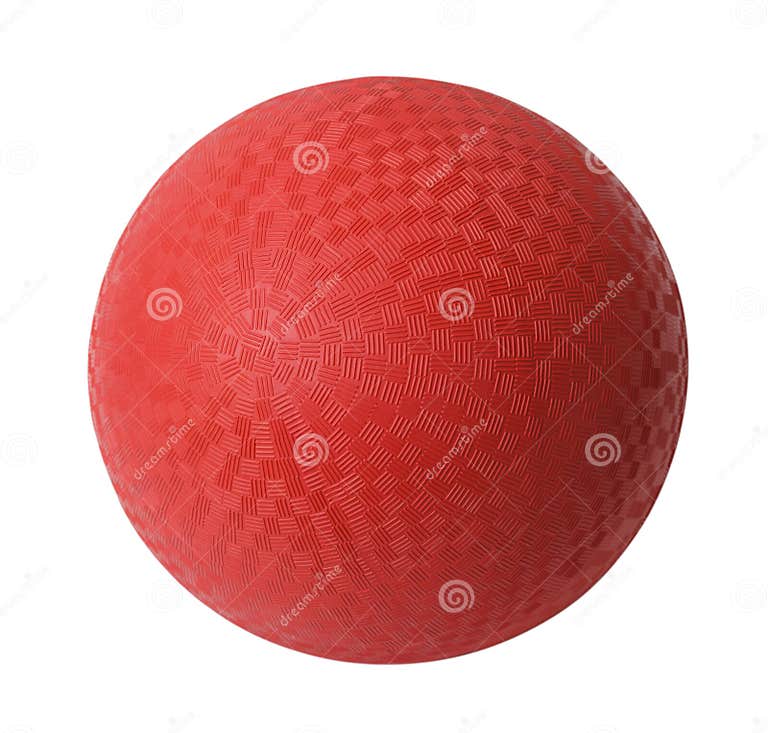 Red Dodge Ball stock photo. Image of background, pattern - 31455326
