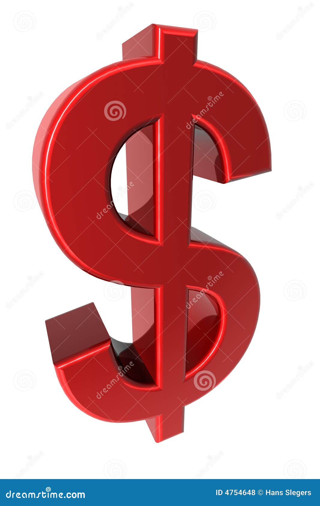 Red dollar sign stock illustration. Illustration of account - 4754648
