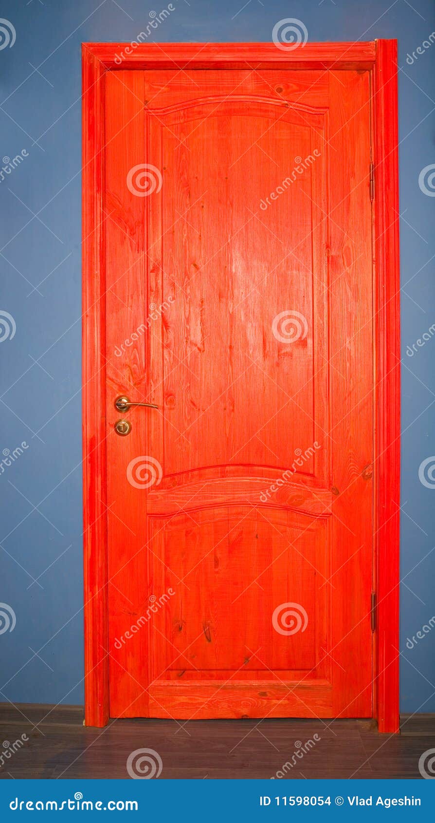 Red door stock photo. Image of wall, room, styles, blue - 11598054