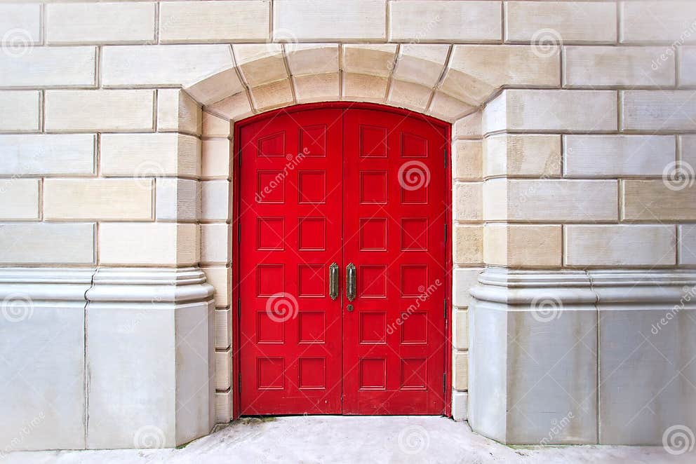 Red door stock image. Image of door, house, frame, close - 21613577