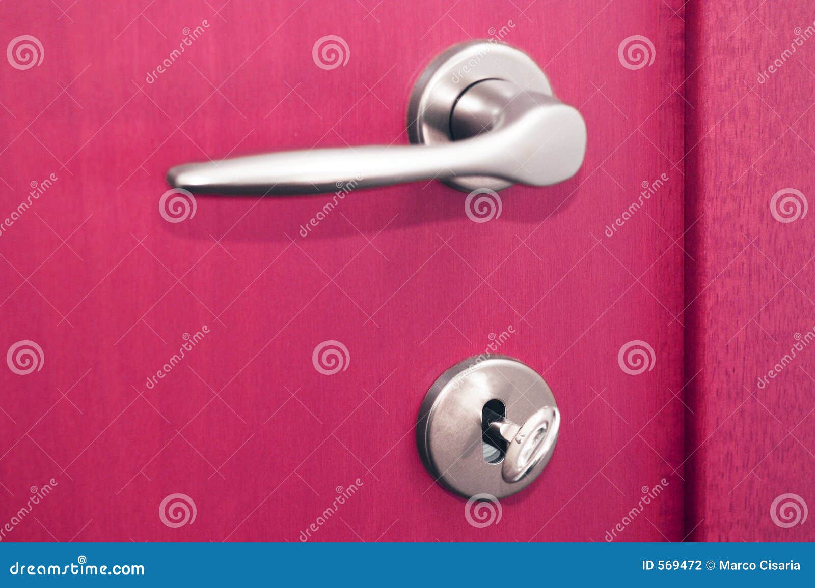 Red Door stock photo. Image of close, ownership, locks - 569472