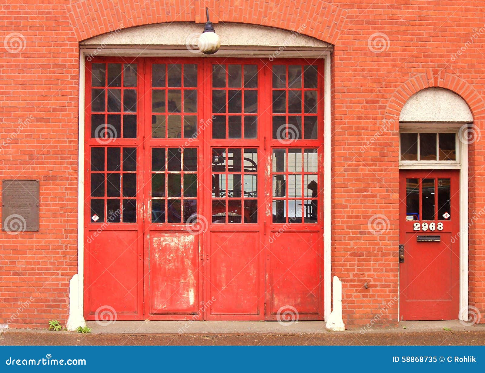 Red Doors stock image. Image of brick, shapes, museum - 58868735