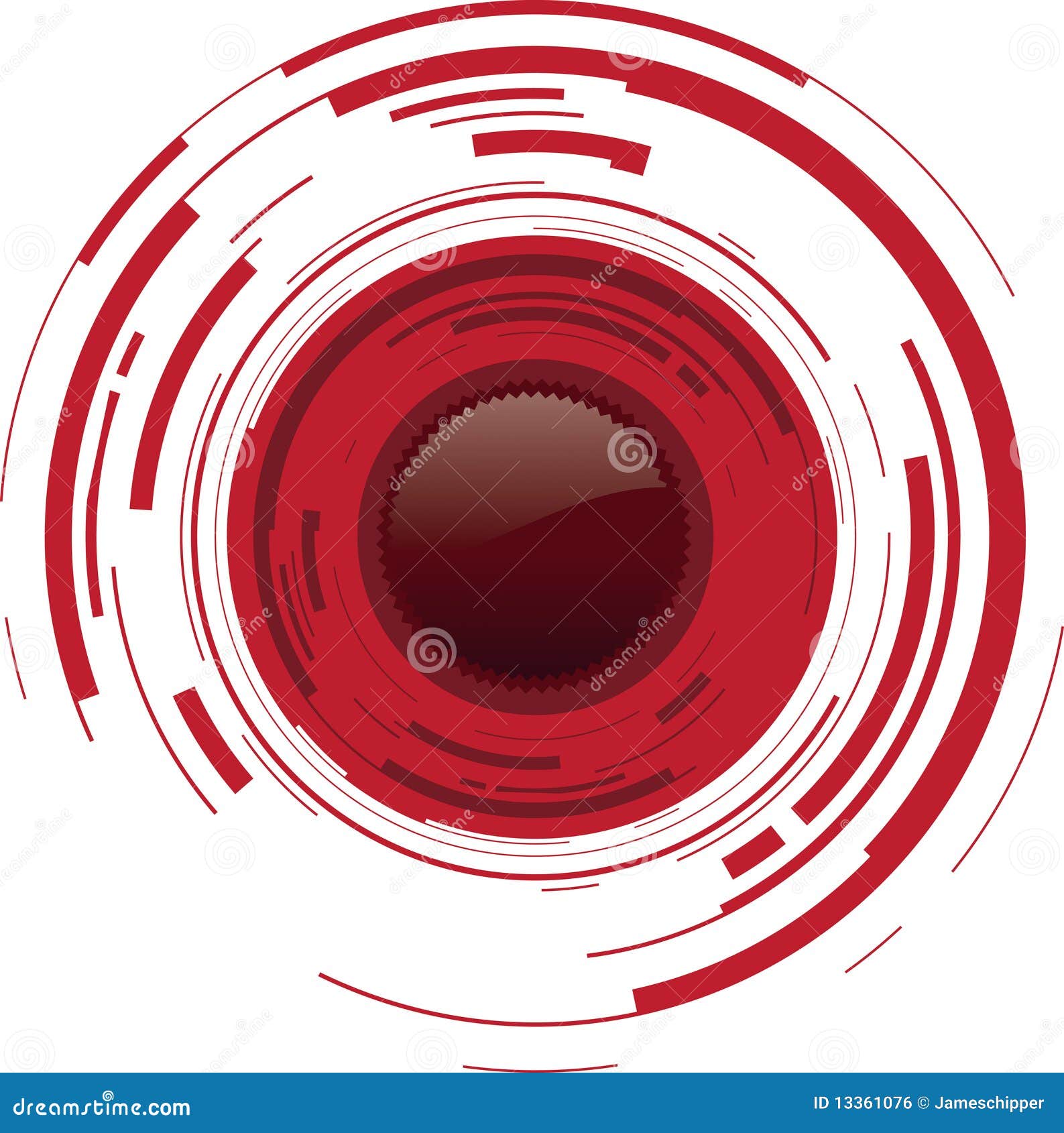 Red dot button stock vector. Illustration of burgundy - 13361076