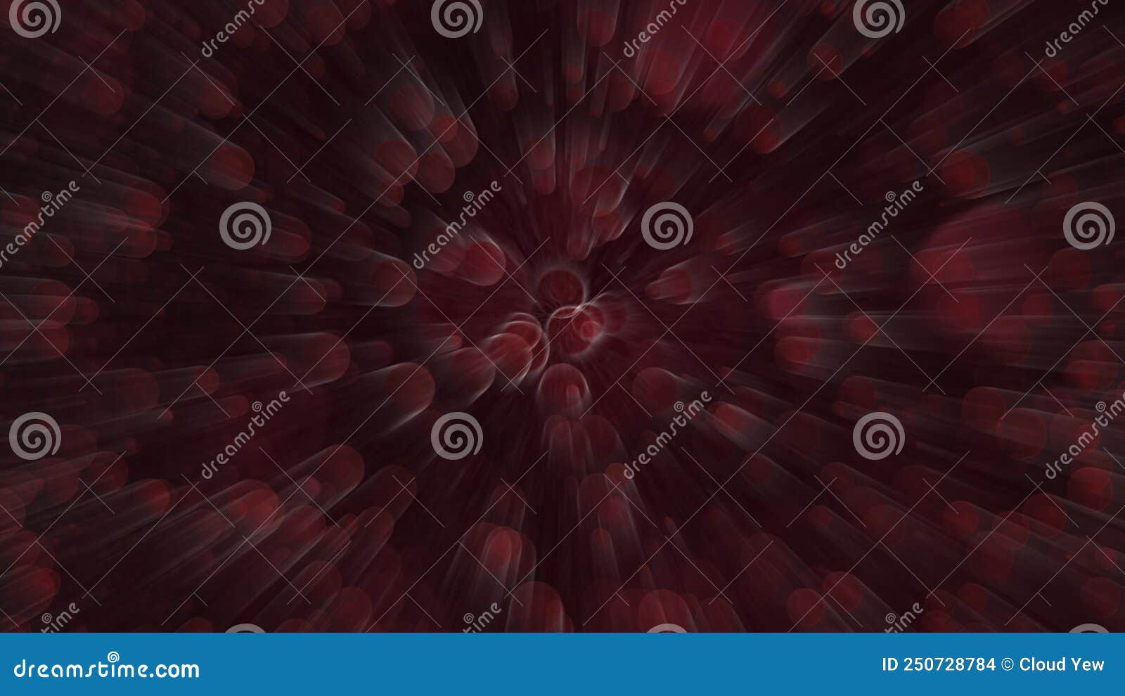 Red Dot with Edge Ray Abstract Animation Stock Footage - Video of ...