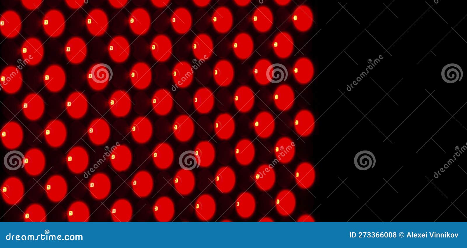 Red Dot Led Lights on Black. Red Glowing Circles on Black. Checkerboard ...