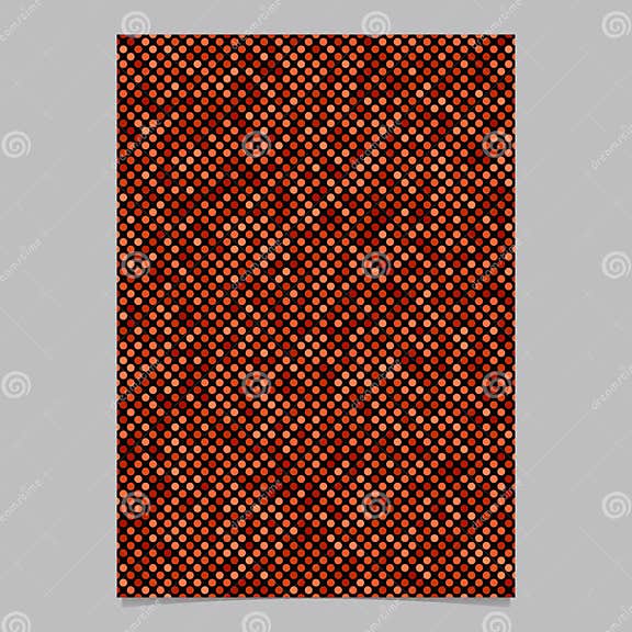 Red Dot Pattern Brochure Background - Vector Stationery Template Design ...